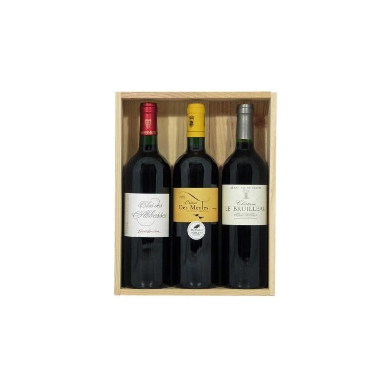 Coffret vin rouge 3 bouteilles OENOLOGUE - Vins et Cadeaux